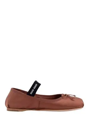 MIU MIU MIU MIU Satin Ballerinas