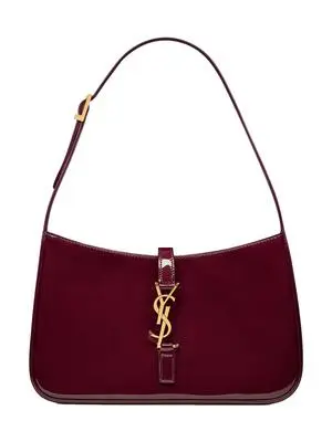 Saint Laurent Saint Laurent Le 5 À 7 Bordeaux Patent Leather Shoulder Bag Multicolor