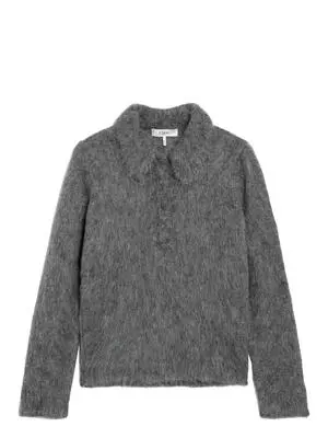 Chloé Alpaca-blend Cardigan - Gray
