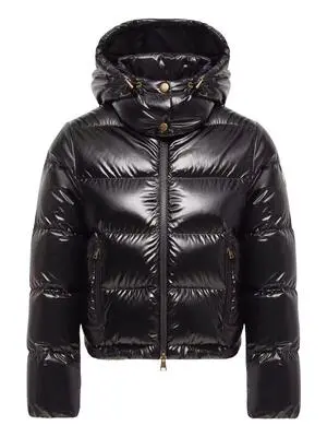 Moncler Niveole Short Nylon Down Jacket - Black