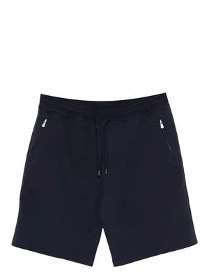 Brunello Cucinelli Dark Cotton Blend Bermuda Shorts - Blue