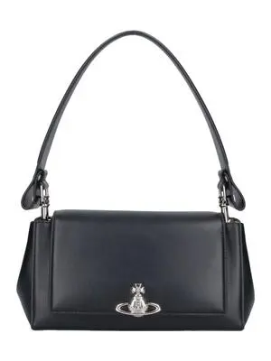 VIVIENNE WESTWOOD Medium Shoulder Bag - Black