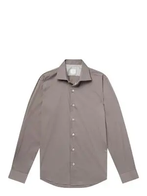 Eleventy Cotton-blend Shirt - Green