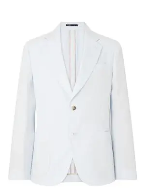 PAUL SMITH PAUL SMITH Single-Breasted Linen Suit Jacket