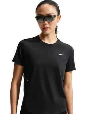 Nike Swift Dri-fit Short-sleeve Running Top - Black