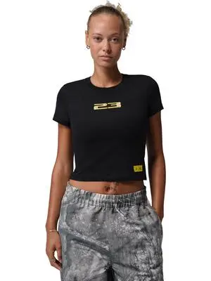 JORDAN 23 Realtree Cropped T-shirt - Black