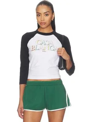 Casablanca Baseball Tee - 3d Stacked Logo