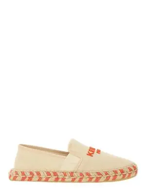 Kenzo Espadrille With Logo - Cream