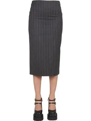 Versace Pencil Skirt - Gray