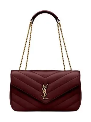 Saint Laurent Loulou Medium Leather Shoulder Bag - Multicolor