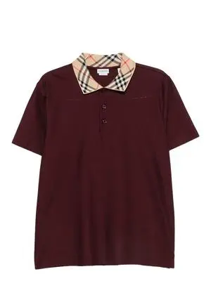Burberry Polo Shirts - Red