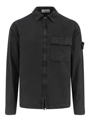 Stone Island Grey Shirts Shirt Jackets - Gray