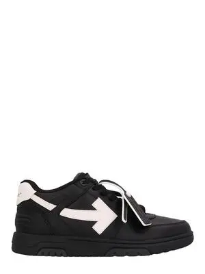 Off-White Arrow Marker" Low Top Sneakers - Black