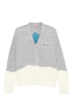 Kenzo KENZO Grey Knitwear Cardigan Gray