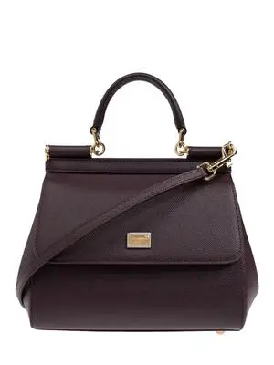 Dolce & Gabbana Sicily Medium Handbag - Red