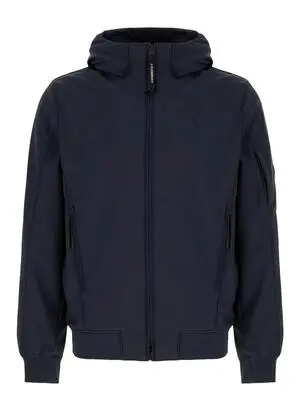 C.P. COMPANY Hooded Zip-up Jacket - Blue
