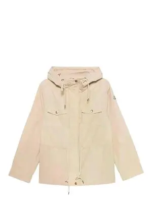 Moncler Serin Drawstring Hooded Jacket - Neutrals