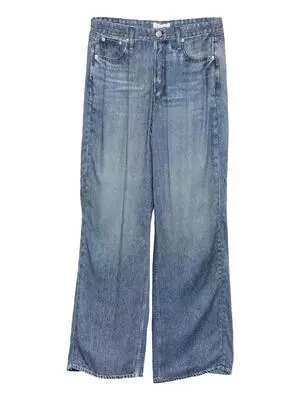 Rag & Bone Miramar Slink Wide-leg Pants - Blue