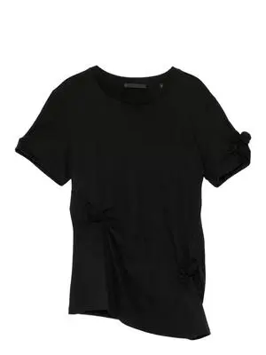 Helmut Lang Knot Detail T-shirt - Black