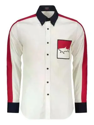Paul & Shark Long-sleeved Cotton Shirt - White