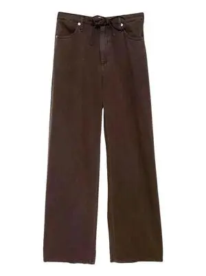 Rag & Bone Phoebe Wide Leg Jeans - Brown