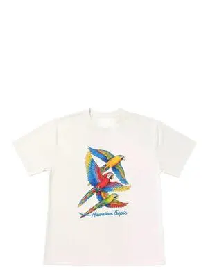 MELT Parrot-print T-shirt - Neutrals