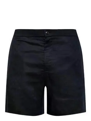 Emporio Armani Monogram Shorts - Blue