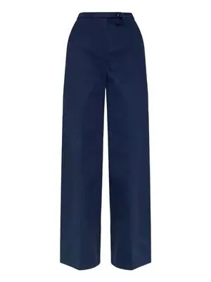 Emporio Armani Wide-leg Trousers - Blue