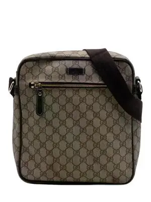 Gucci Gg Supreme Crossbody Bag - Neutrals