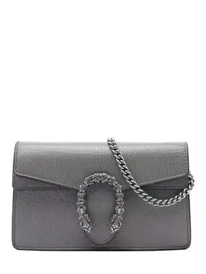 Gucci Dionysus Mini Calfskin Crossbody Bag - Grey