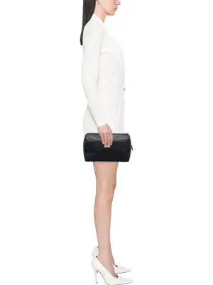 Gucci Trimmed Nylon Clutch Bag - Black