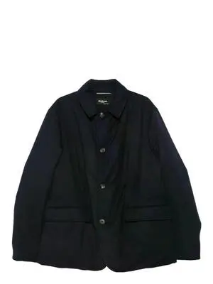 Kiton Button-fastening Flap-pockets Jacket - Blue