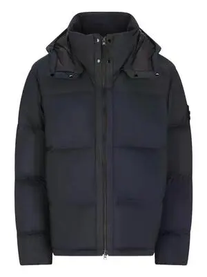 Stone Island Padded Ripstop Coat - Blue