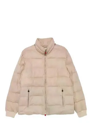 Kiton Quilted High-neck Jacket - Neutrals