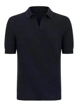 Zegna Textured T-shirt - Blue