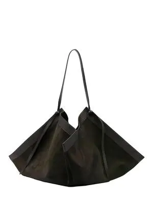 Yuzefi Large Wonton Tote Bag - Brown