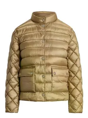 Ralph Lauren Quilted Mockneck Jacket - Neutrals