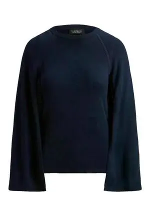 Ralph Lauren Cape Overlay Crew-neck Sweater - Blue