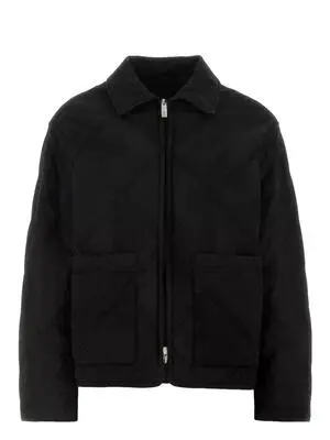 Herno Quilted Zip-up Jacket - Black