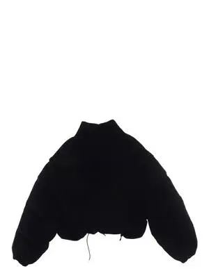 Prada Cropped Padded Jacket - Black