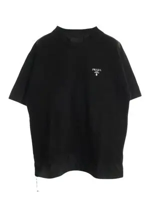 Prada 2000s Logo-print T-shirt - Black