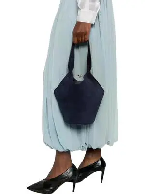 Khaite Mini Lotus Tote Bag - Blue