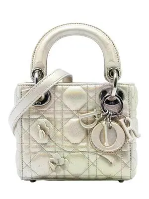 Dior Micro Lady Satchel - Gold