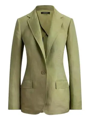 Ralph Lauren Single-button Twill Blazer - Green