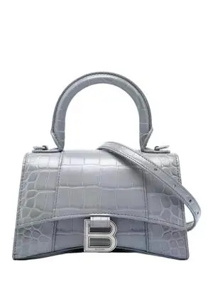 Balenciaga Hourglass Top Handle Bag Xs - Grey