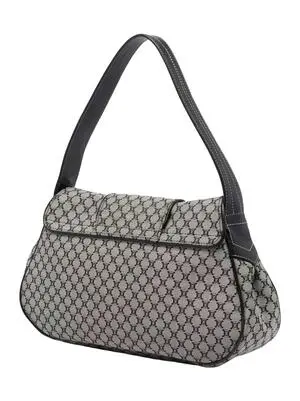 Celine Macadam Canvas Shoulder Bag - Grey