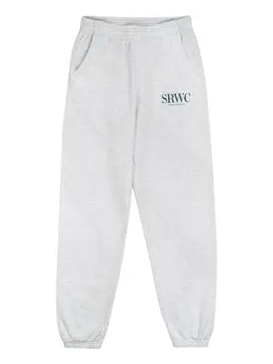 SPORTY & RICH Upper East Side Track Pants In Heather - Grey