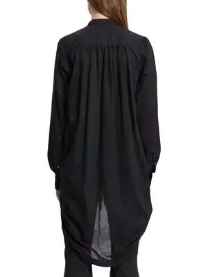ANN DEMEULEMEESTER Pintuck Detail Pleated Shirt - Black