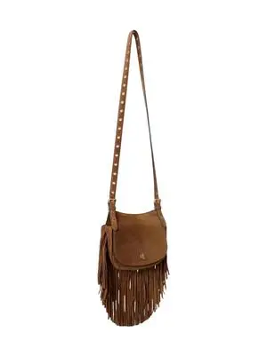 Ralph Lauren Marcy Fringe-trim Crossbody Bag - Brown