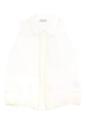 Dice Kayek Sleeveless Lace-detail Blouse - Neutrals